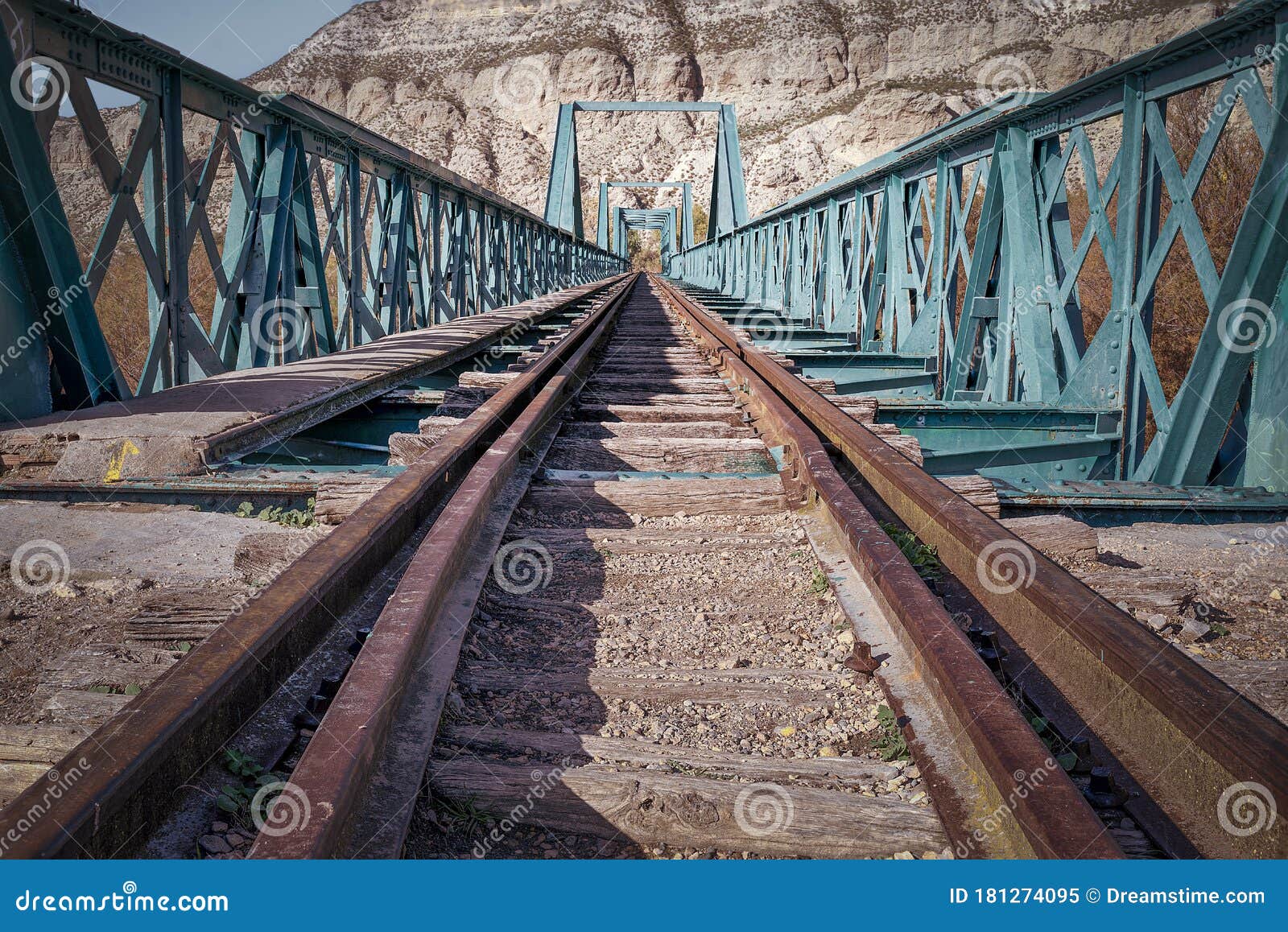 Train tracks perspective stock image. Image of lots - 181274095