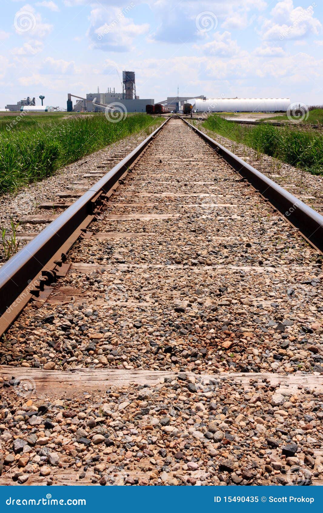 Train tracks to mine site stock image. Image of transport - 15490435