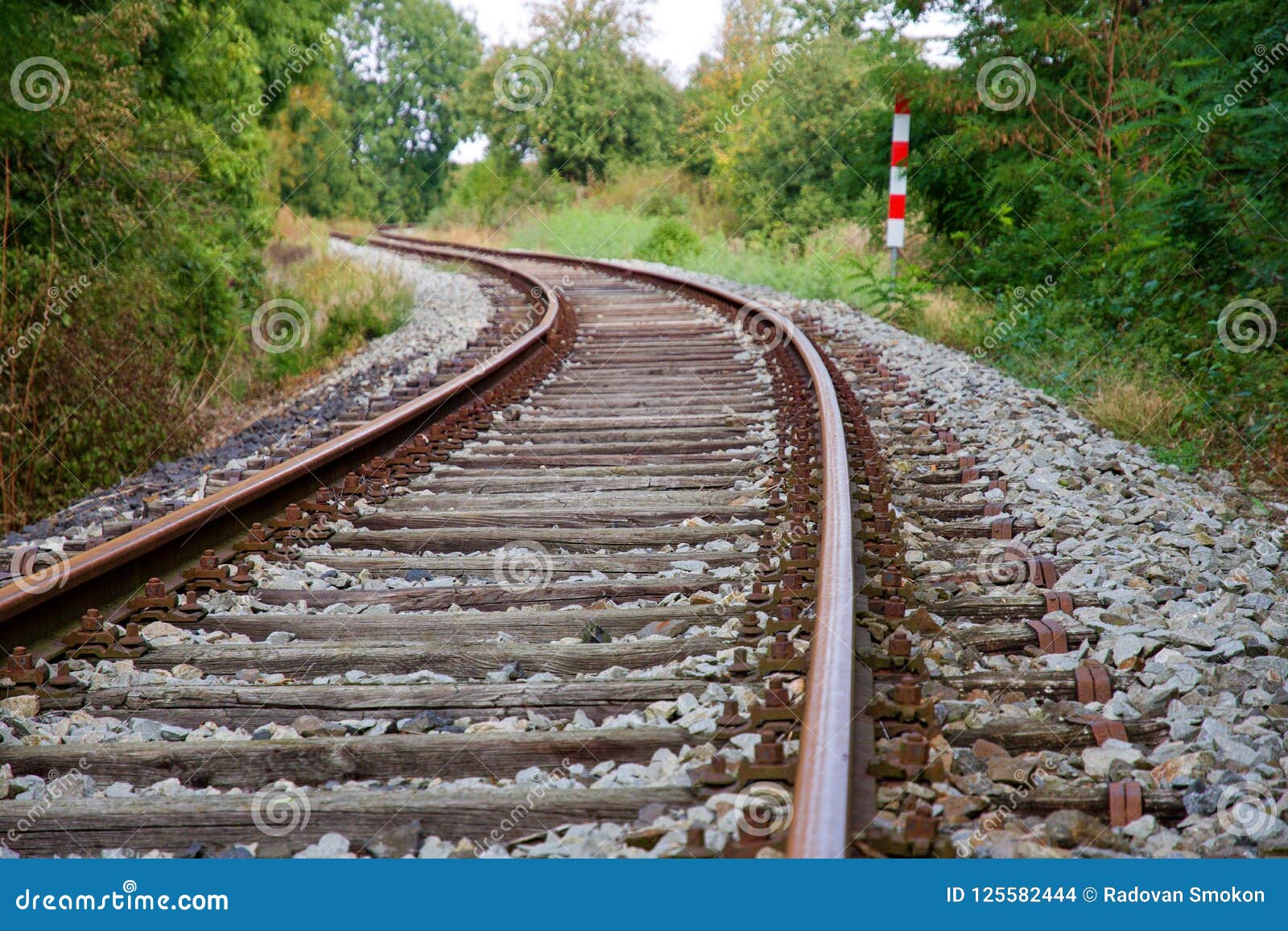 Train tracks stock photo. Image of metal, nice, track - 125582444
