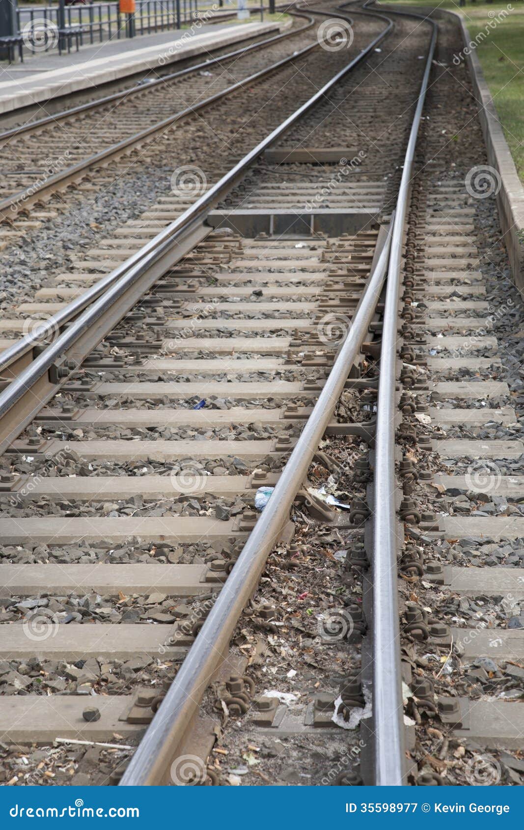 Train Tracks in Urban Setting, Berlin, Stock Image - Image of urban ...