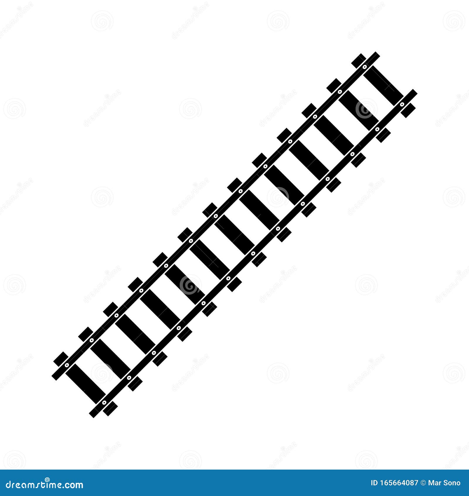 Train Tracks Vector