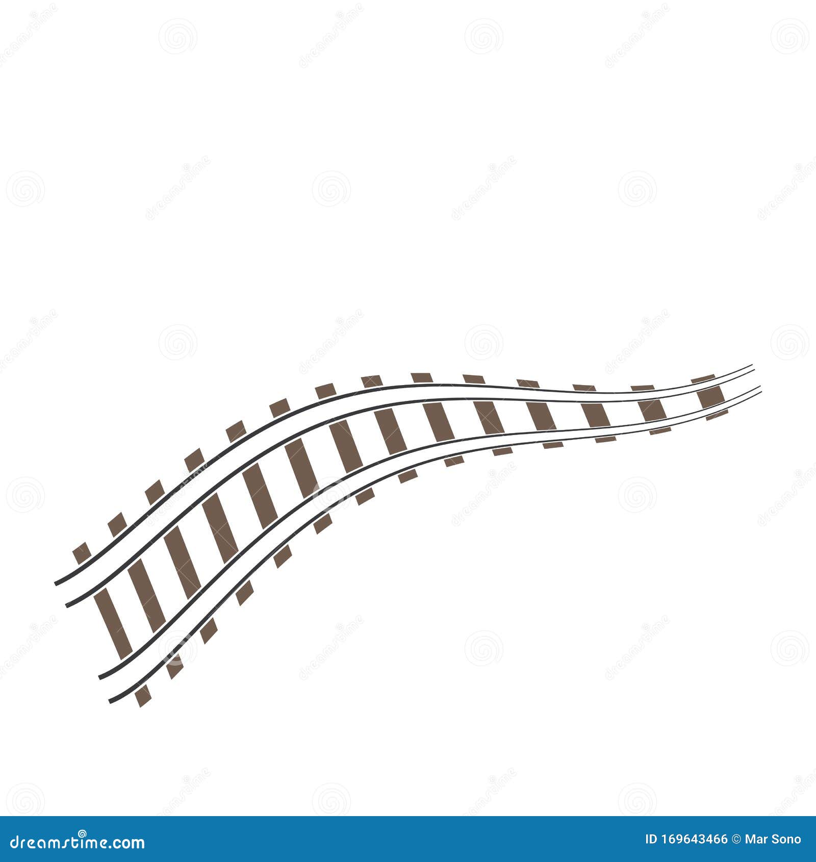 Train Tracks Vector Icon Design Stock Vector - Illustration of design ...