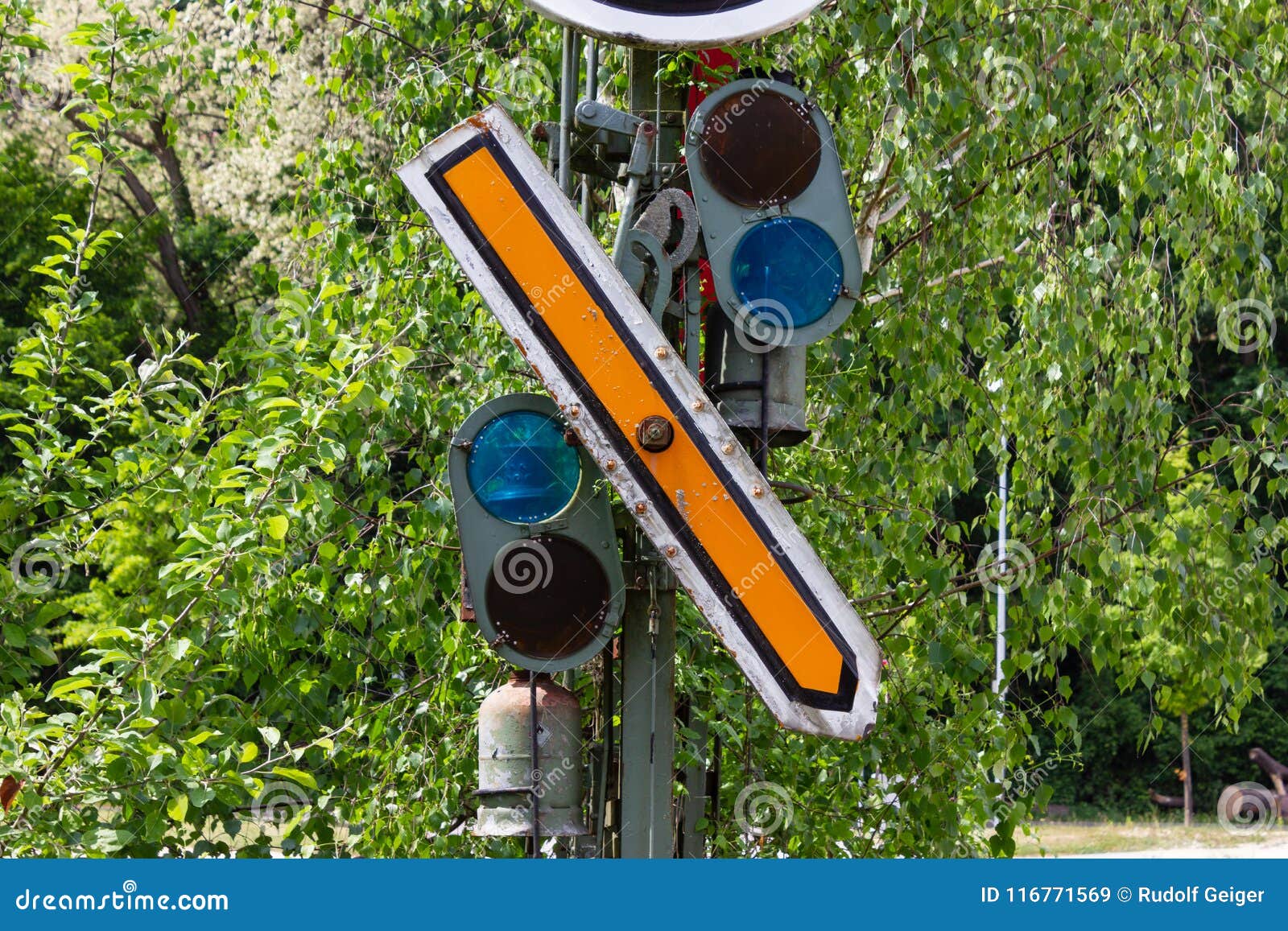 Train traffic sign stock image. Image of warning, transportation ...