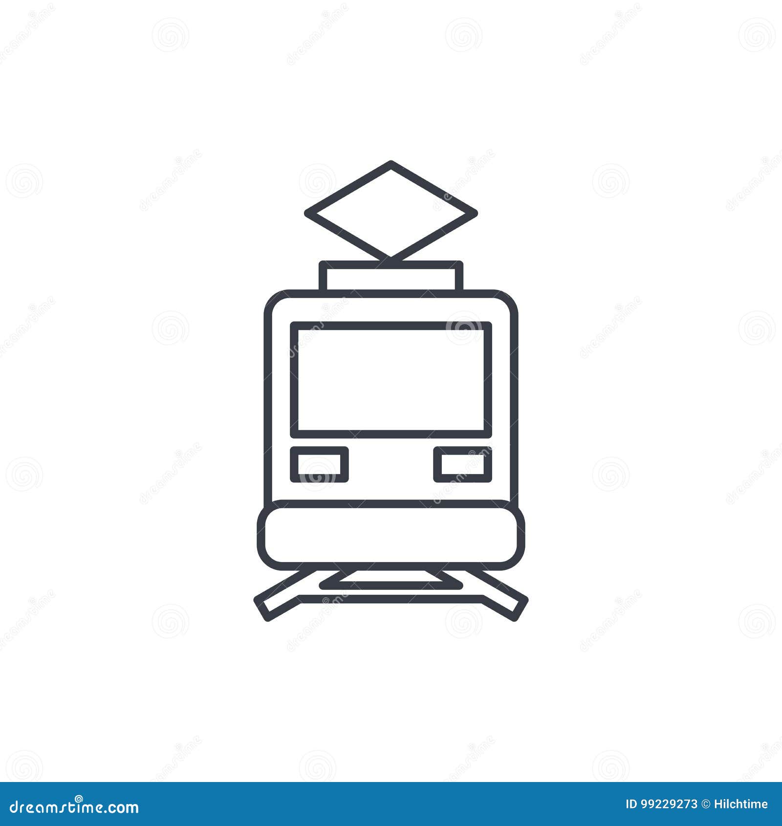 Train, Tram And Subway Wagons Side View, Metro Locomotive On Rails ...