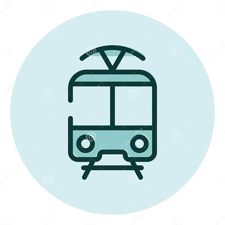 Train travel, icon stock vector. Illustration of subway - 259397532