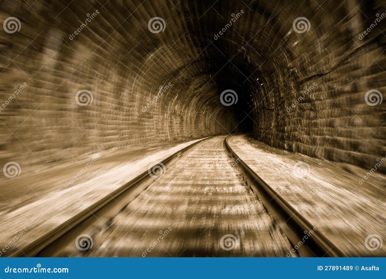 Train Tunnel Stock Photography | CartoonDealer.com #27891530