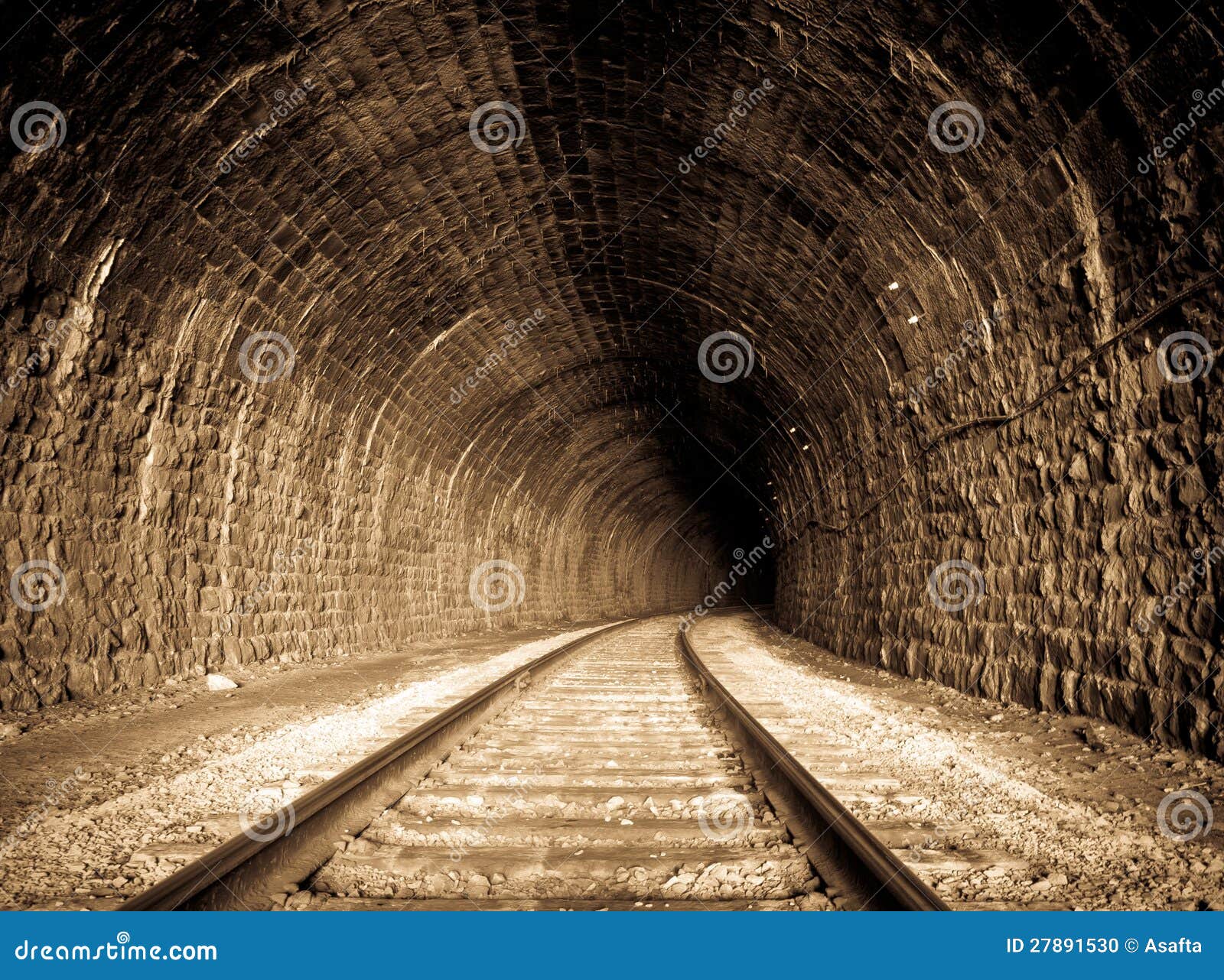 Train tunnel stock photo. Image of rail, alone, modern - 27891530