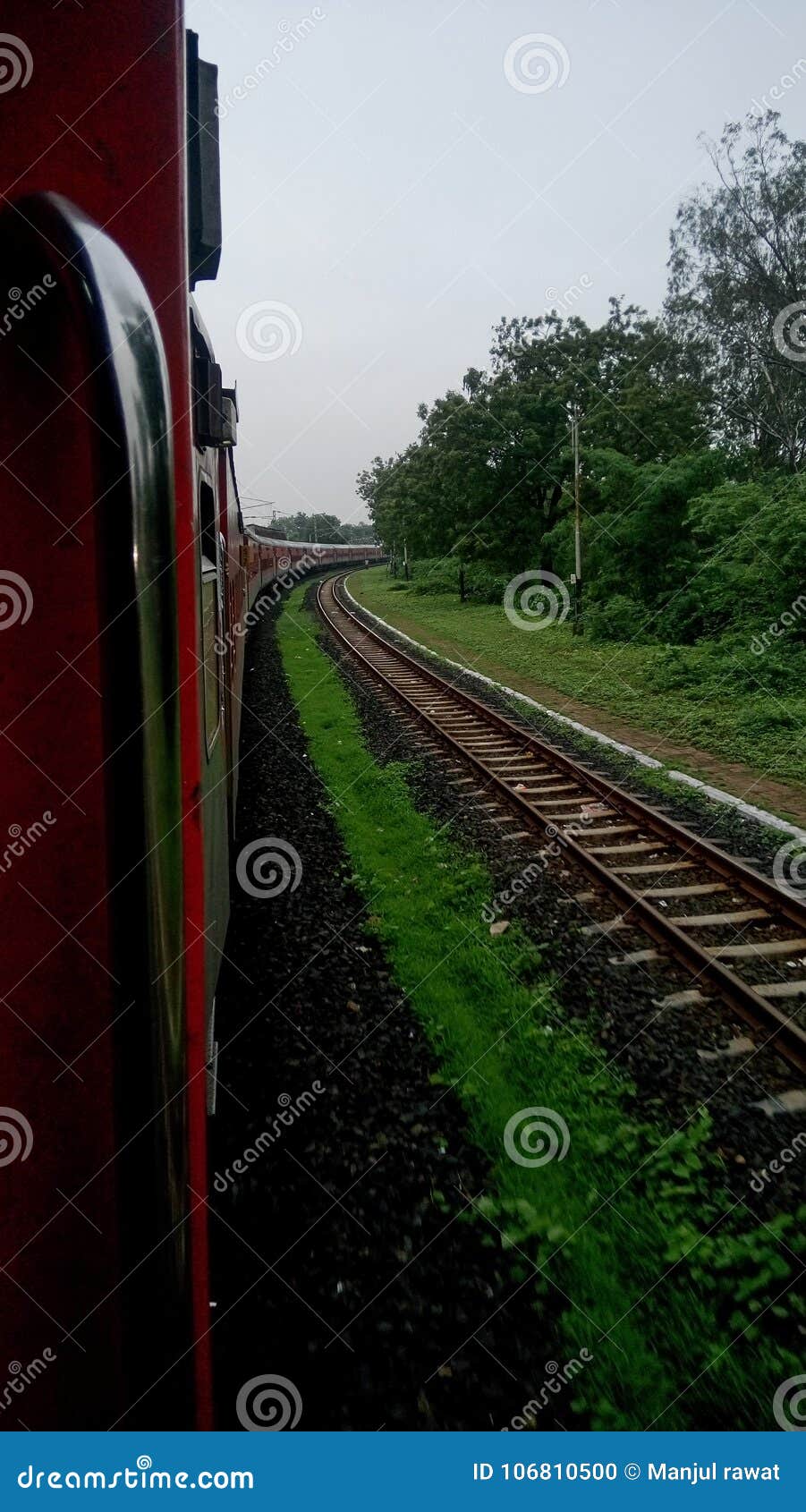 Train Turning Up To the Point Stock Photo - Image of turning, view ...
