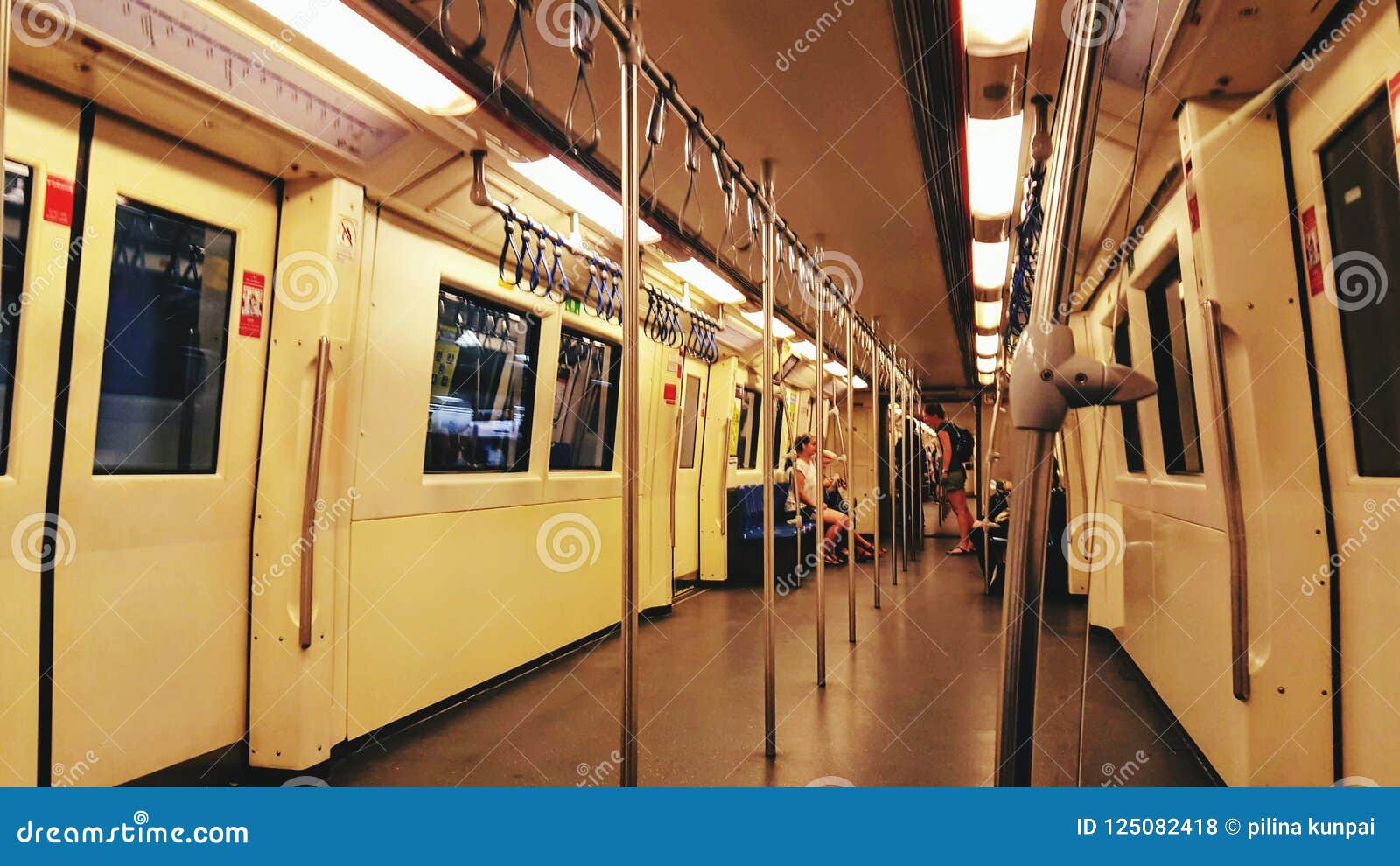 The train under ground editorial stock photo. Image of ground - 125082418