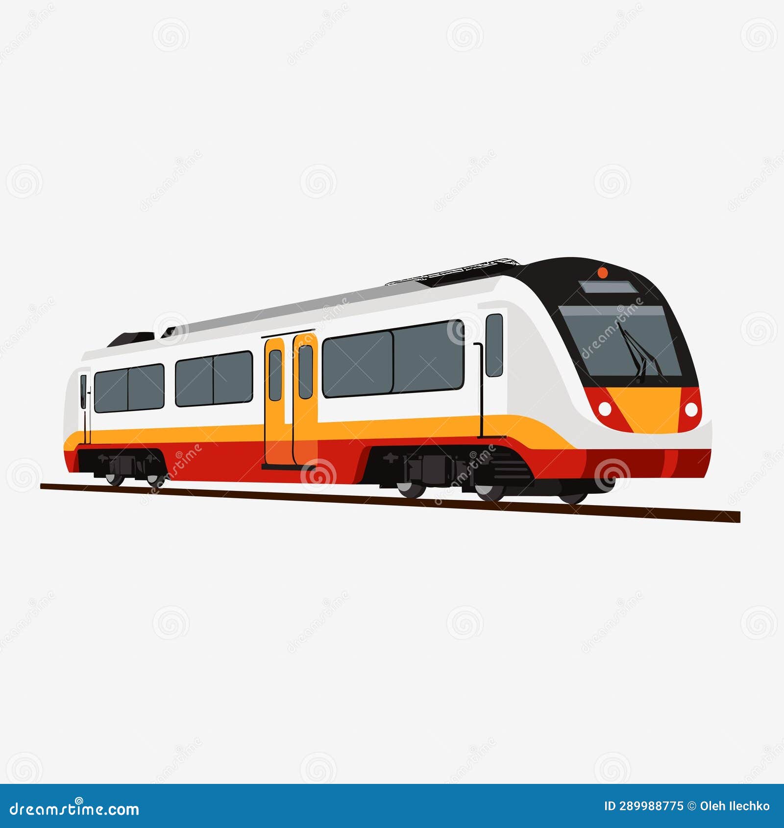 Train Vector Flat Minimalistic Asset Isolated Illustration Stock Vector ...
