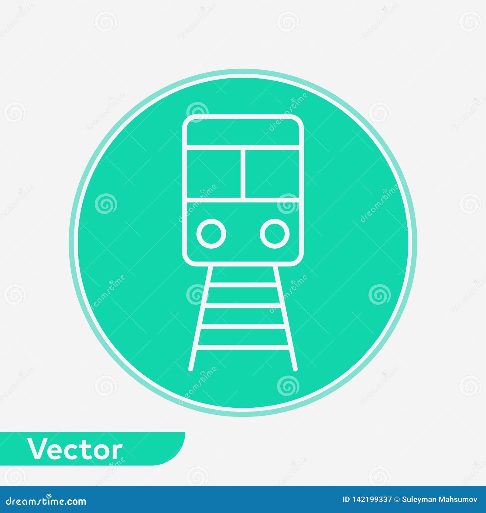 Train Vector Icon Sign Symbol Stock Vector - Illustration of background ...