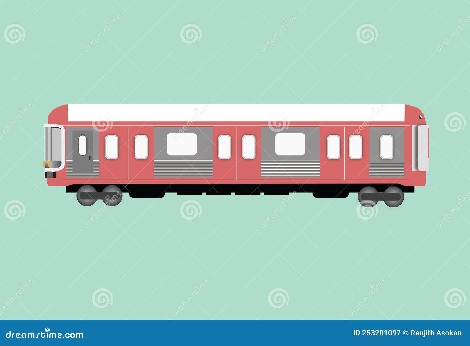 Train Vector Illustration Files Stock Vector - Illustration of road ...
