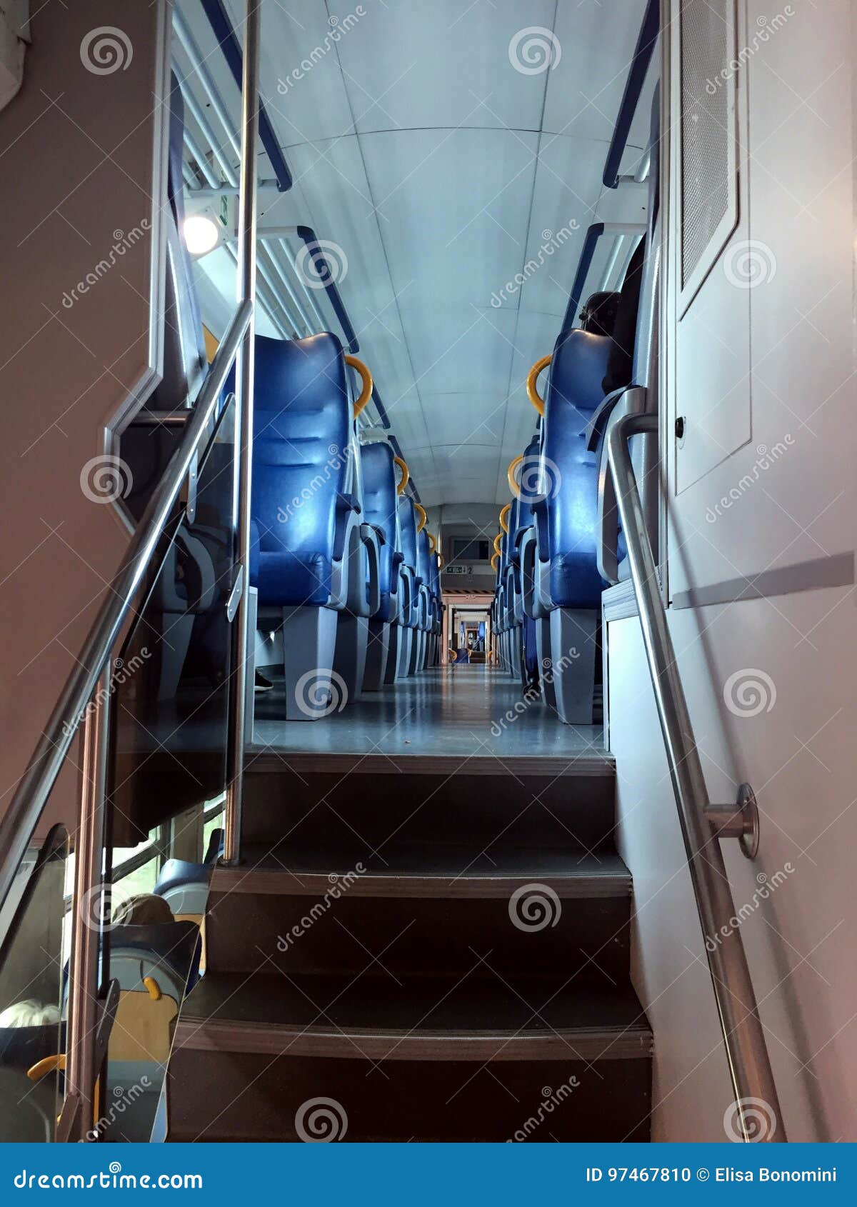 Train Vehicle, Interior View Stock Photo - Image of transportation ...