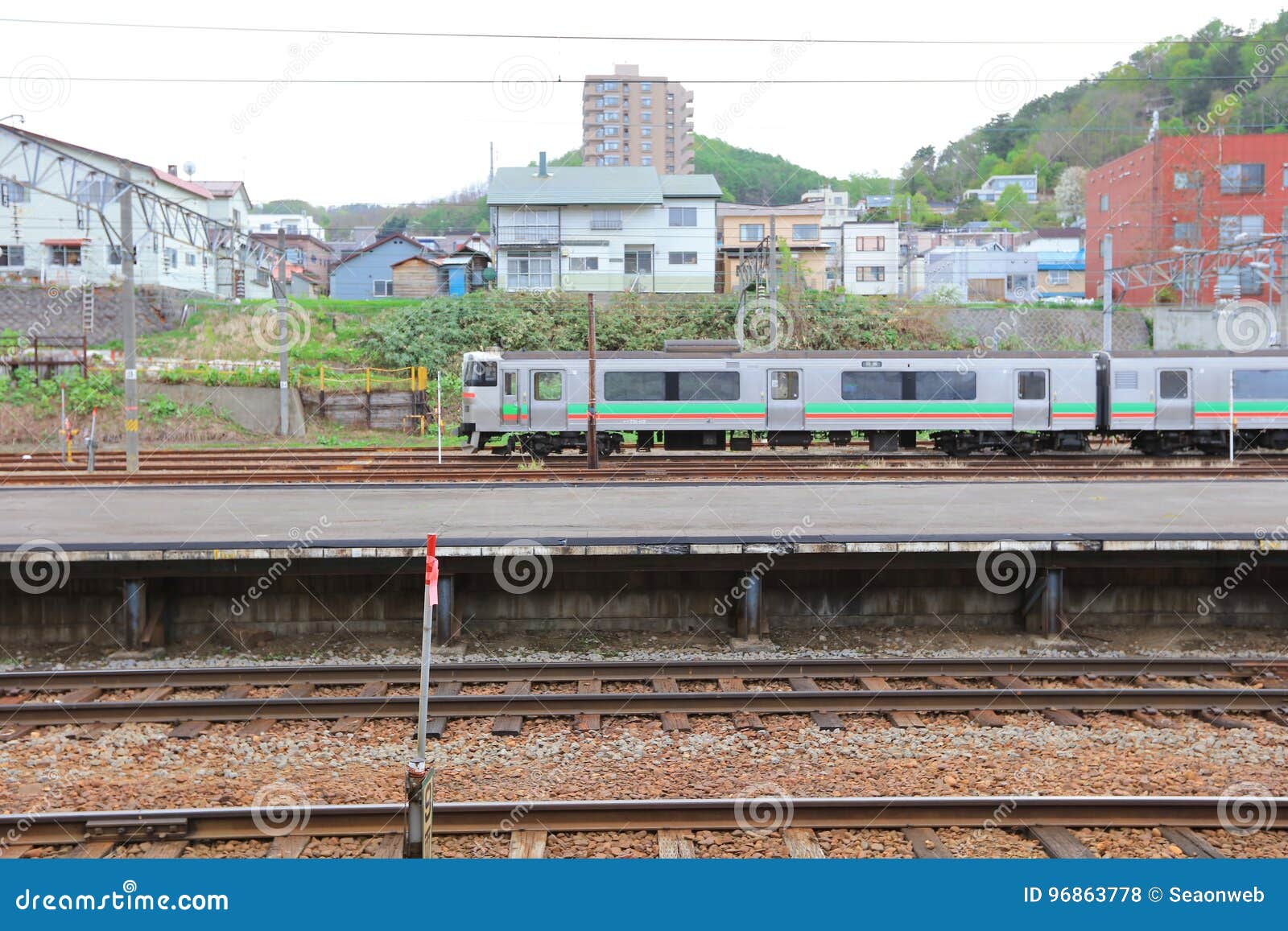 Train View at Hakodate Line Otaru To Sapporo Editorial Stock Photo ...