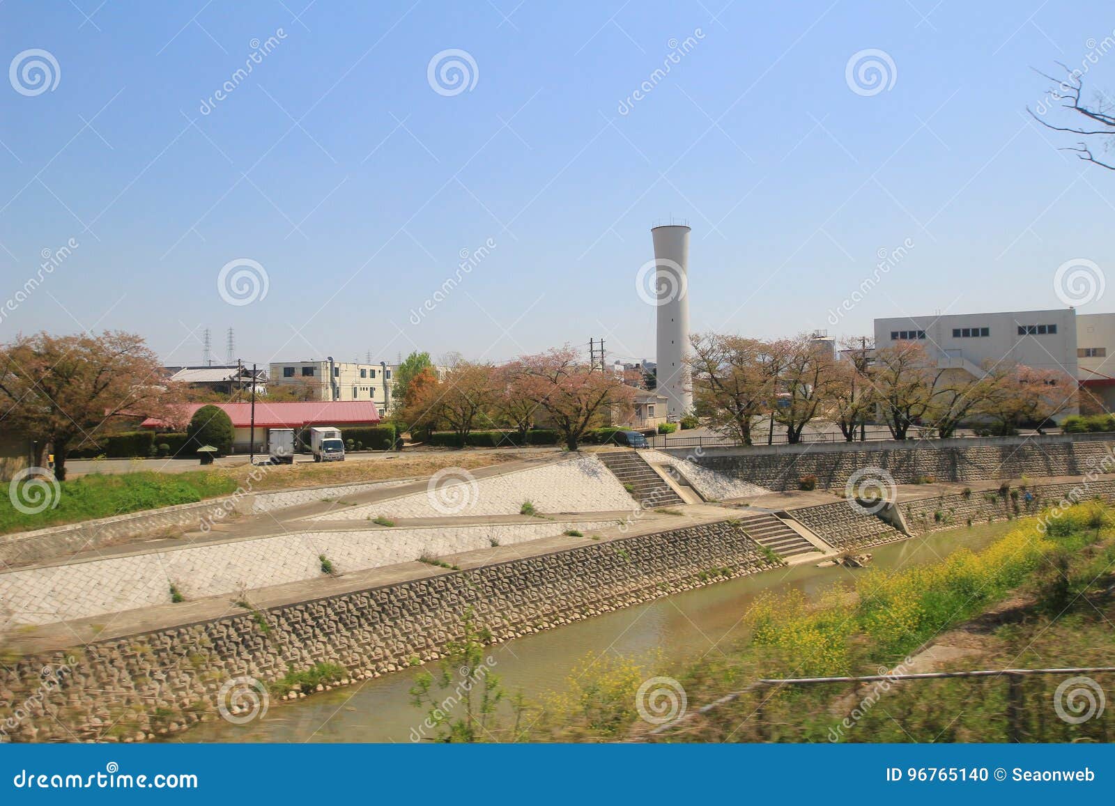 Train View of Osaka To Nara , Japan Editorial Image - Image of furrow ...