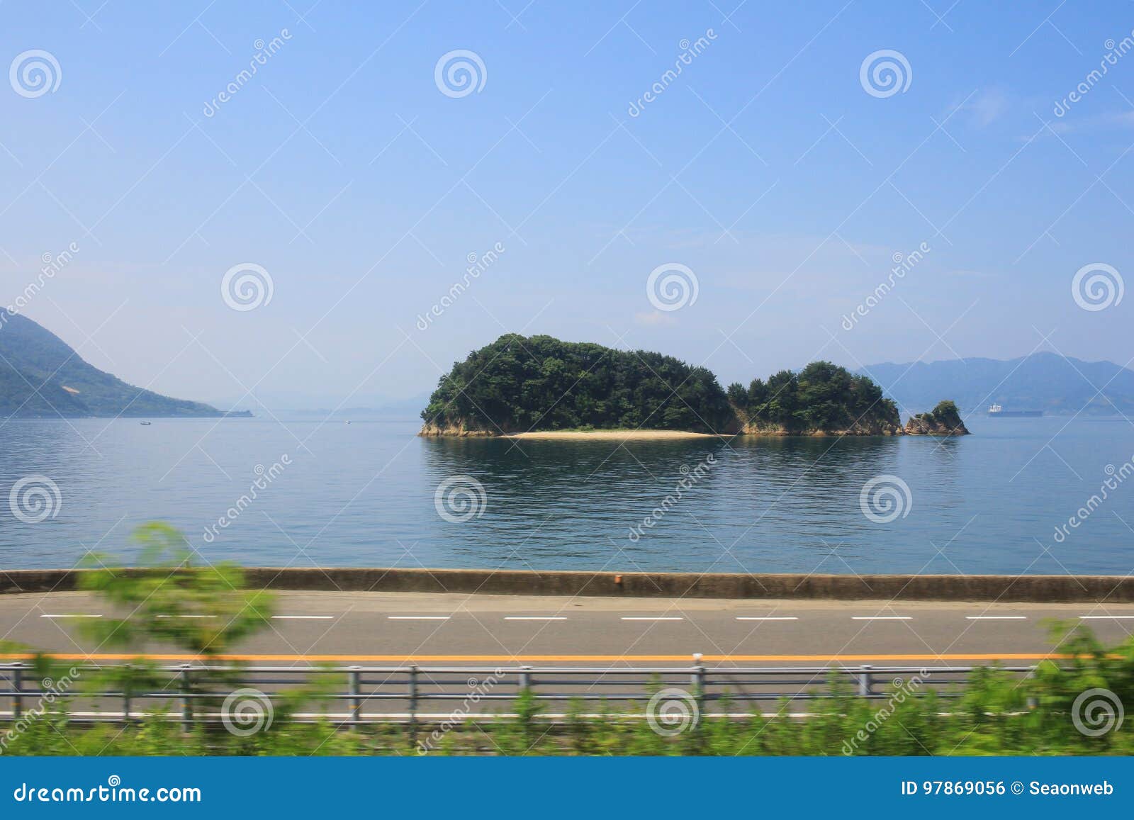 Train View of Seto Inland Sea Stock Photo - Image of oriental ...