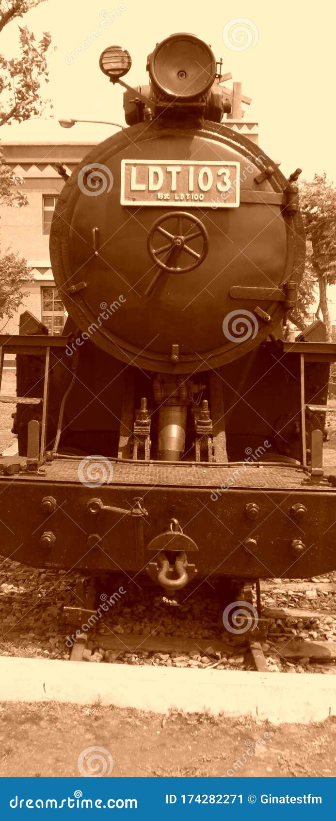 Train vintage front view editorial photo. Image of filter - 174282271