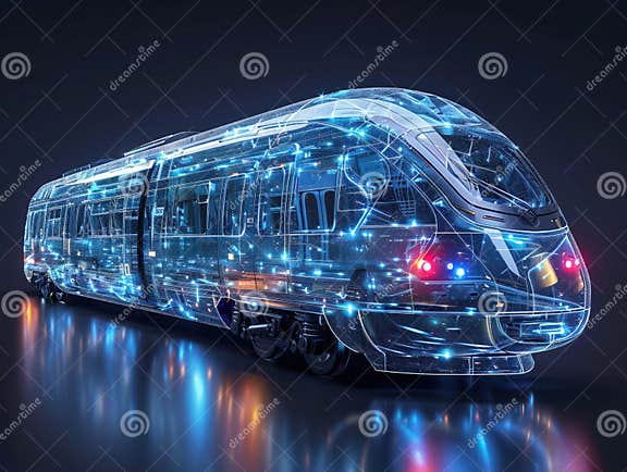 Train Visualization with Augmented Reality Transparent Train in Studio ...