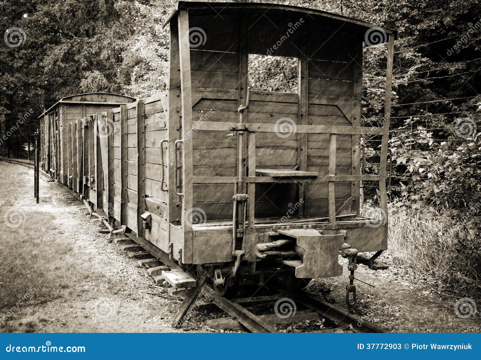 Train Wagon In Concentration Camp Stutthof Editorial Photo ...