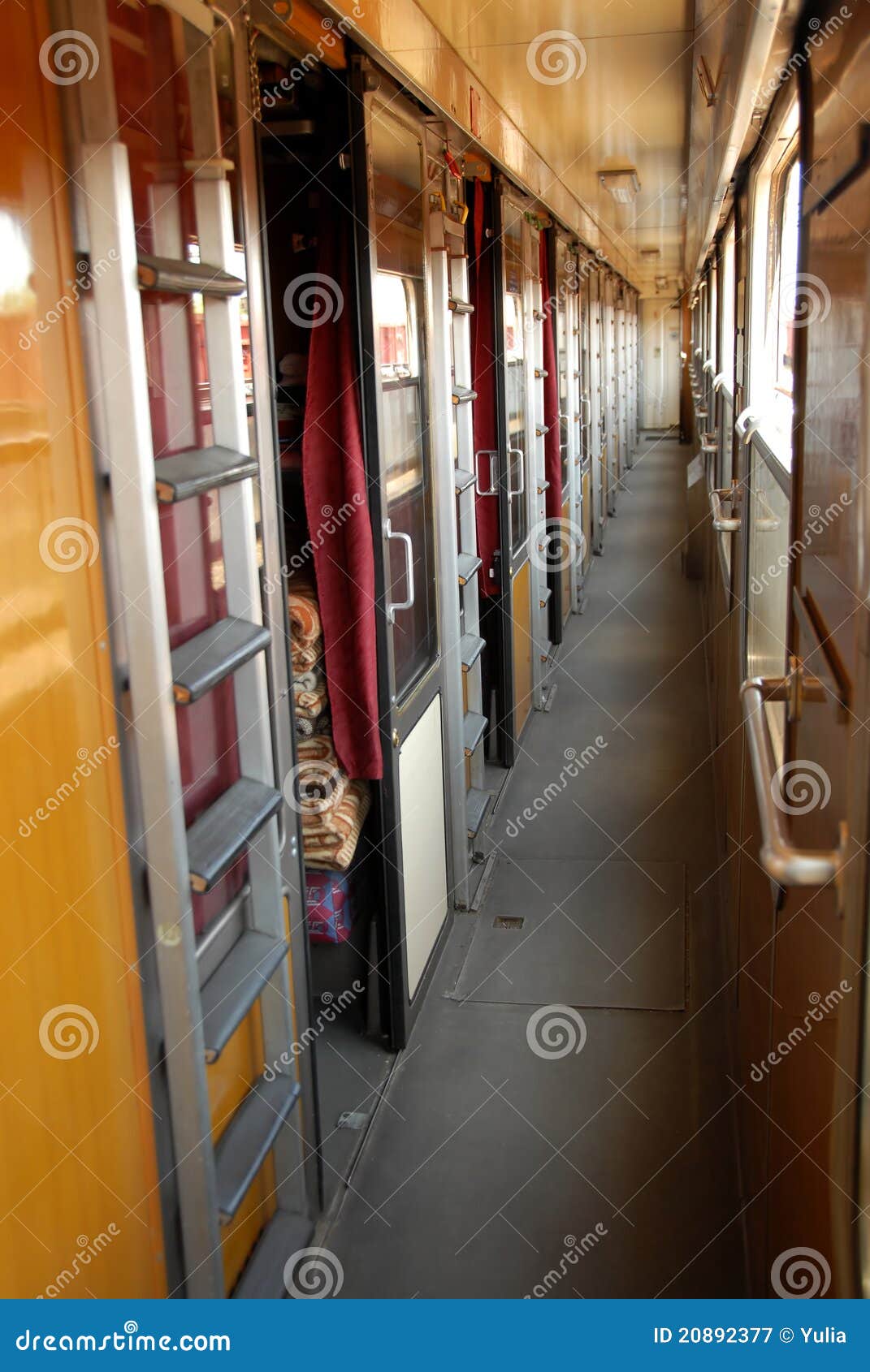 Train wagon corridor stock image. Image of railway, engine - 20892377