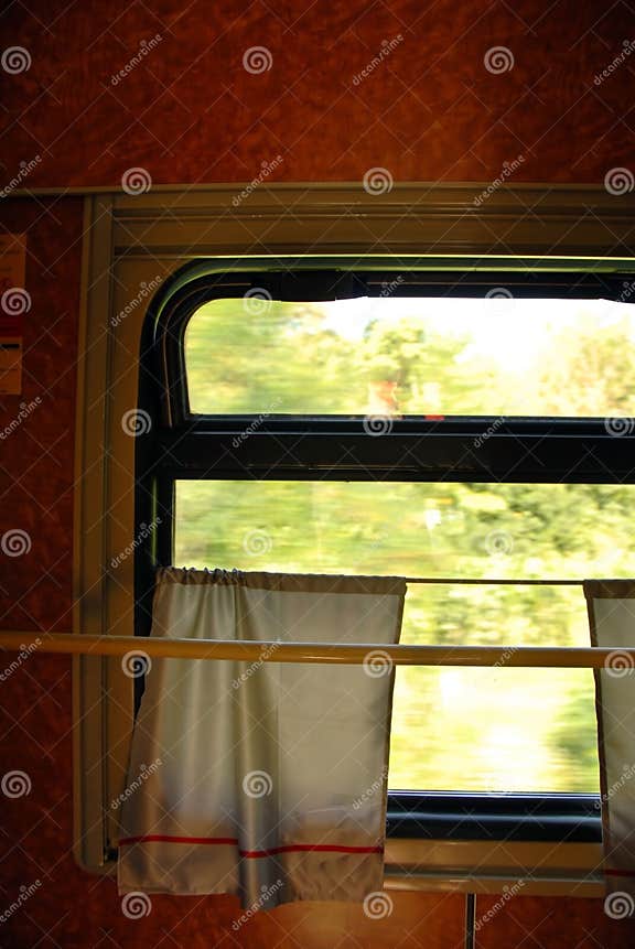Train wagon window stock image. Image of trip, line, rail - 27070269