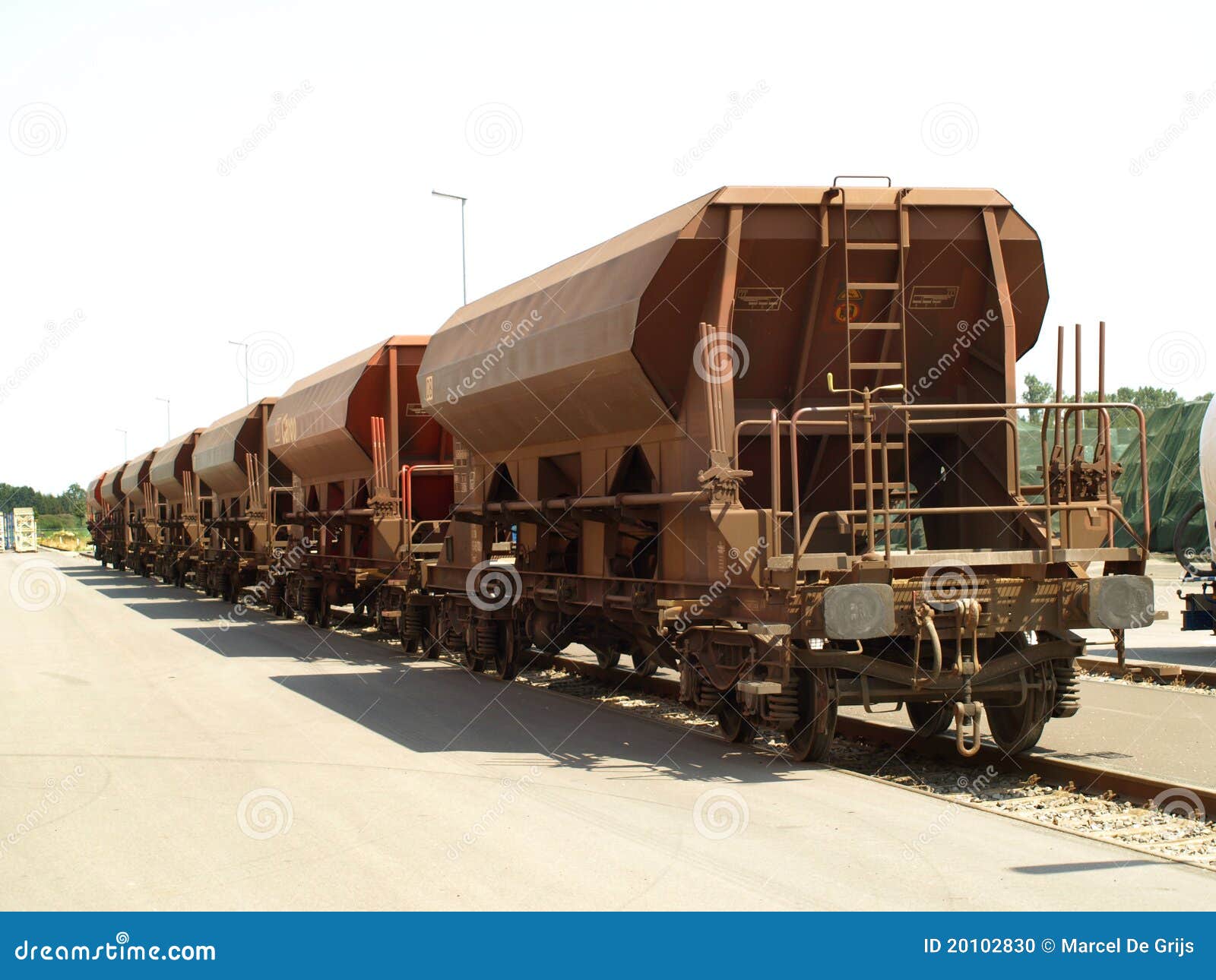 Train wagons stock photo. Image of cargo, tracks, port - 20102830
