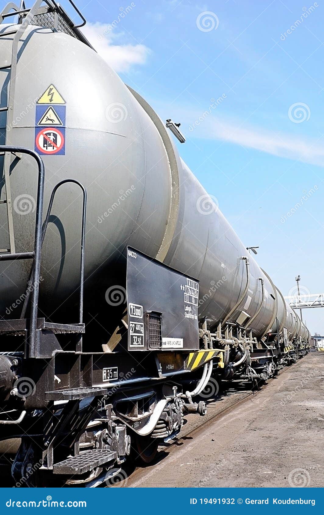 Train Wagons for Liquid Transport Stock Photo - Image of petrol ...