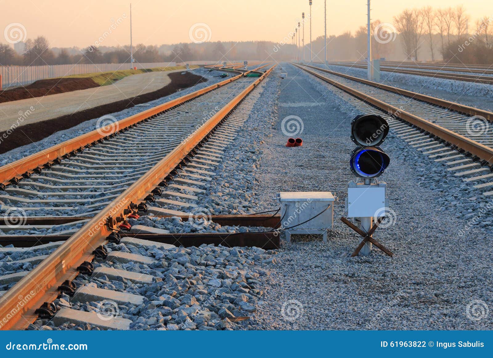 Train way. stock photo. Image of industry, railway, equipment - 61963822