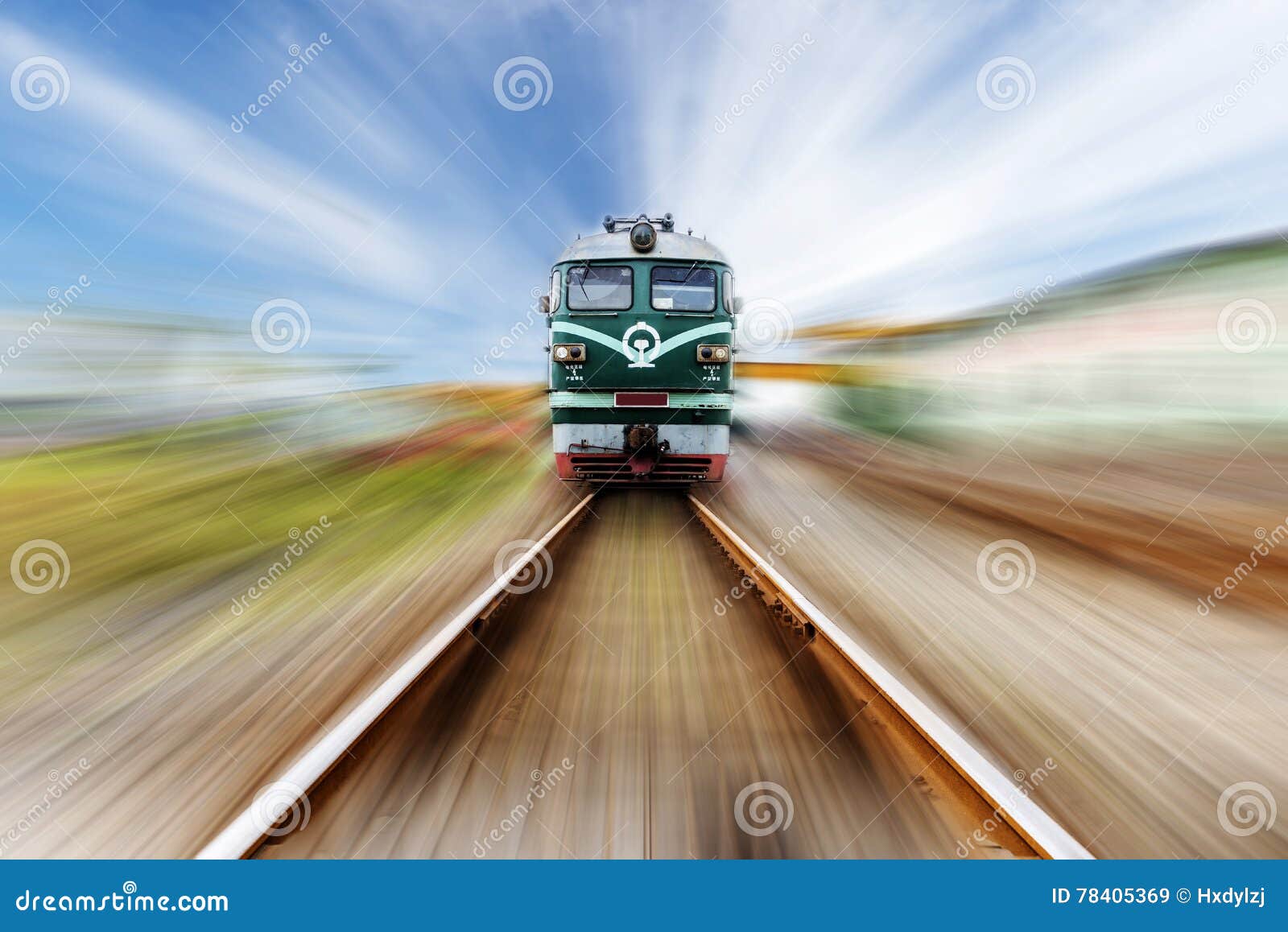 The train on the way stock image. Image of historical - 78405369