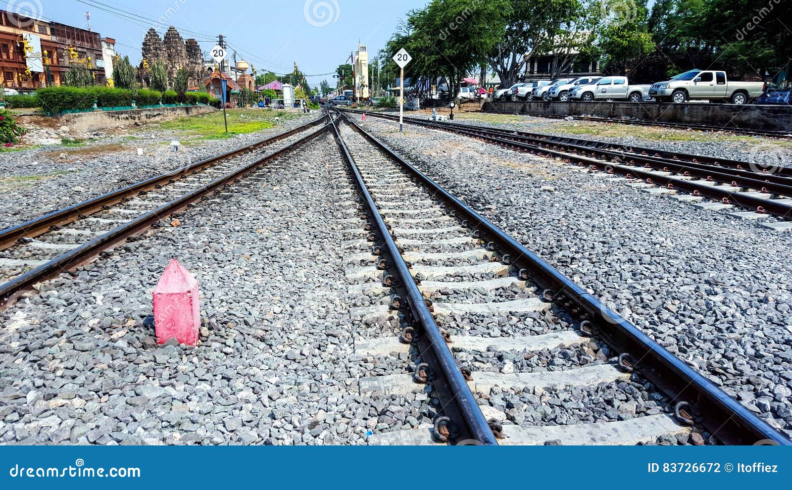 Train Way stock photo. Image of railway, train, rock - 83726672