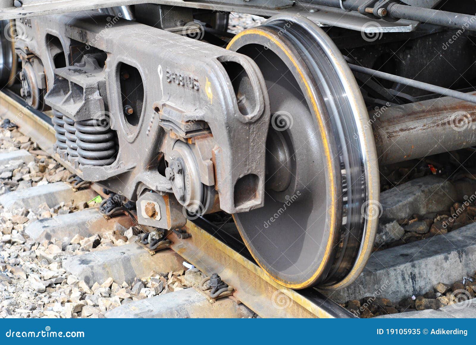 Train wheel stock image. Image of gray, rail, locomotive - 19105935
