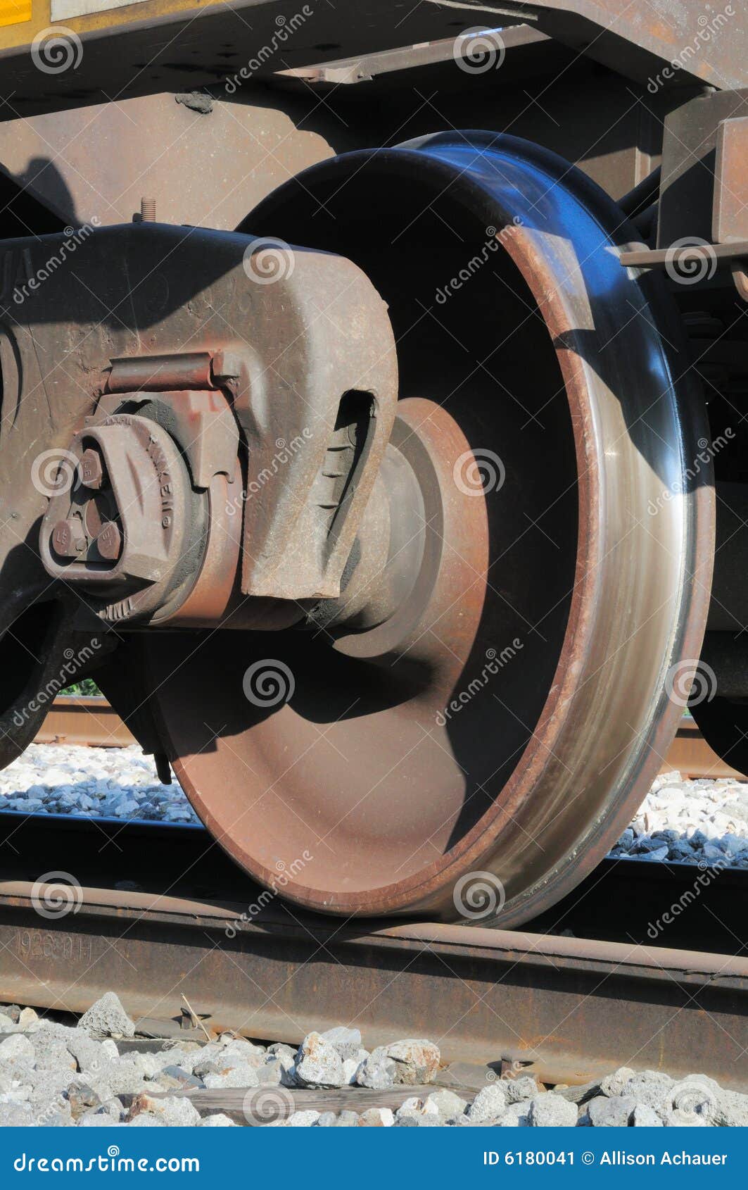 Train Wheel On Railway Royalty-Free Stock Image | CartoonDealer.com ...