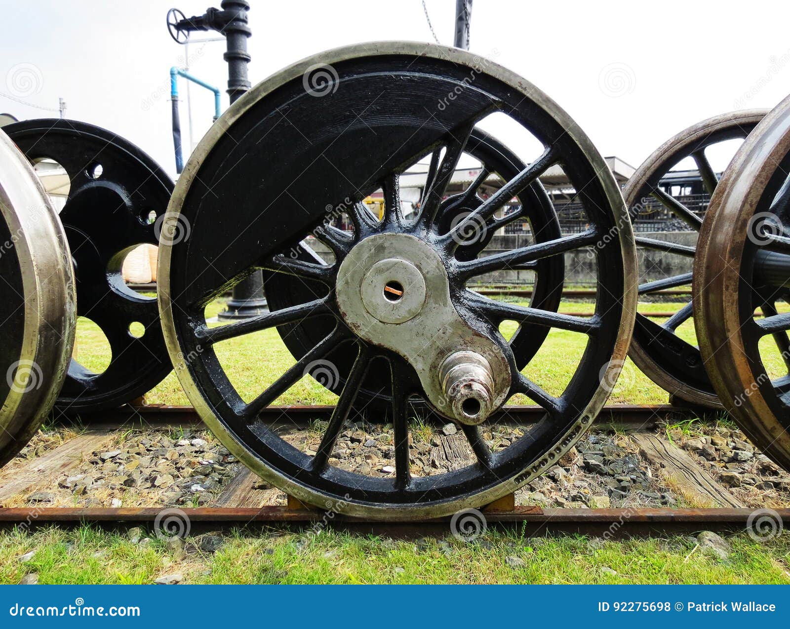 Train wheel stock photo. Image of closeup, metal, track - 92275698