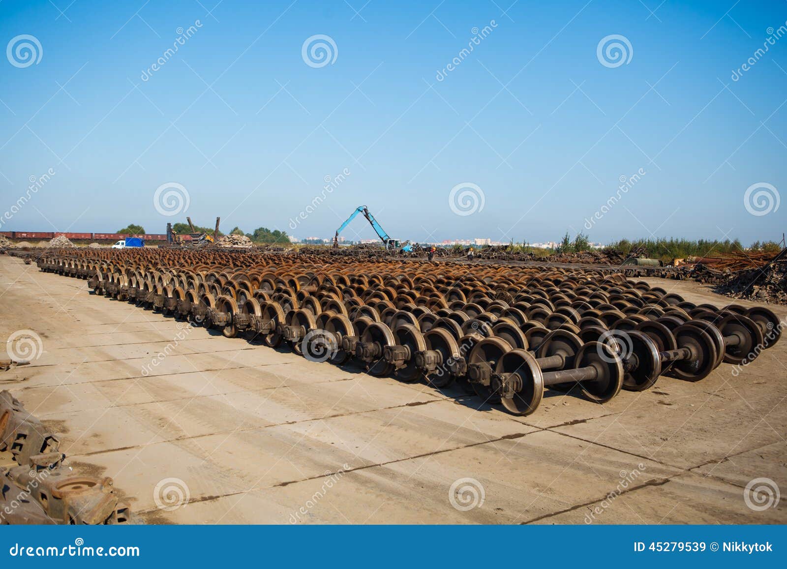 Train wheel pairs stock image. Image of steel, outdoors - 45279539