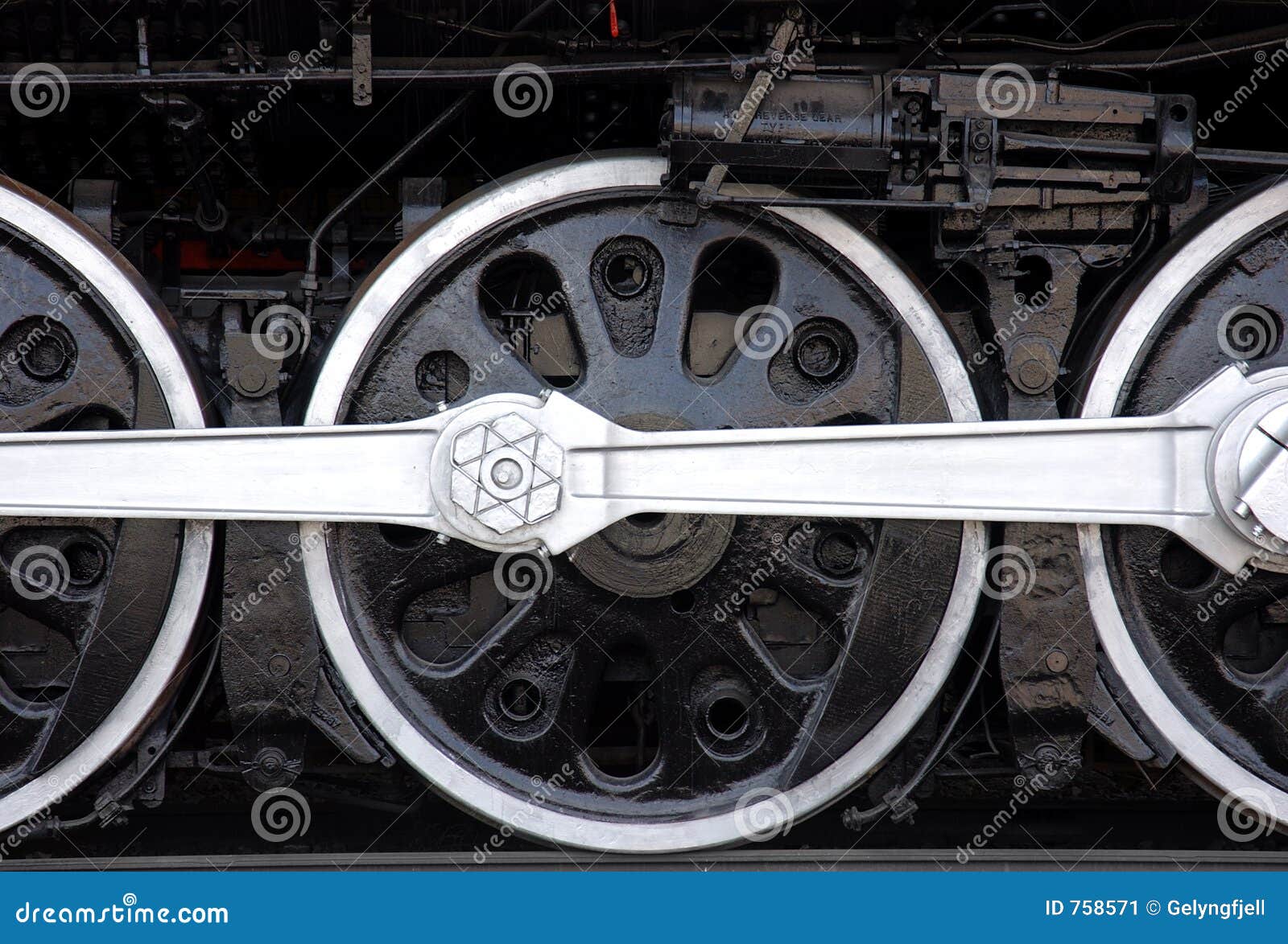 Train wheels stock image. Image of connected, coupling - 758571