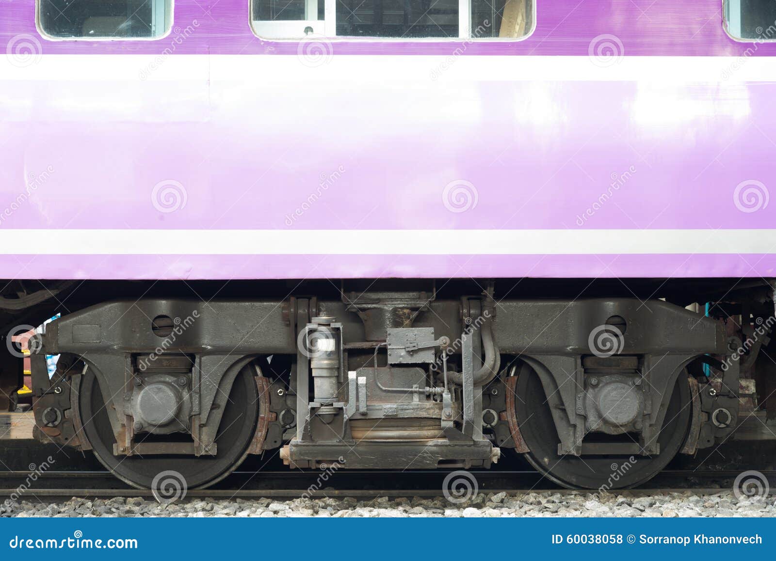 Train Wheels on the Bottom Rail Stock Photo - Image of object, railway ...