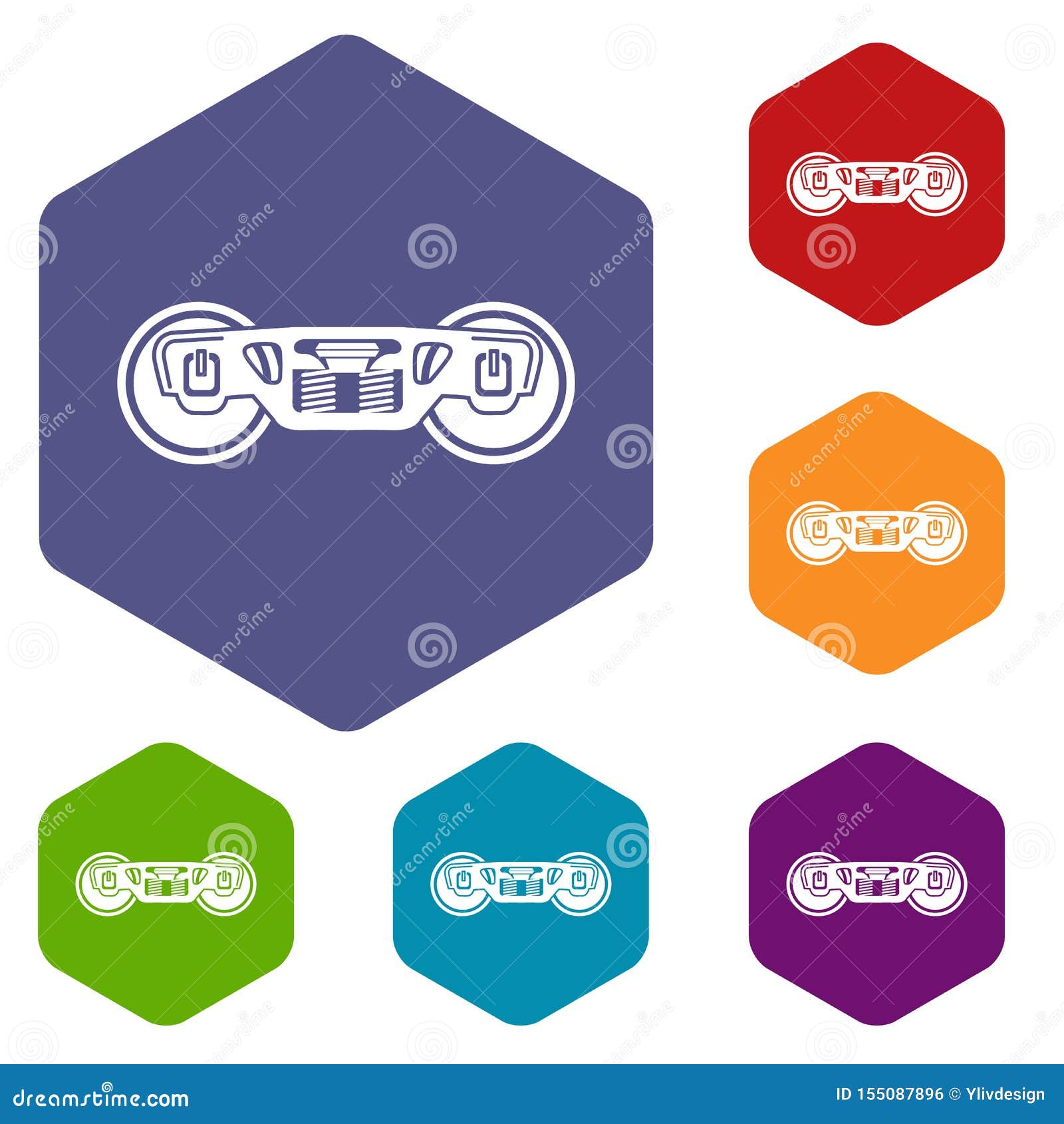 Train Wheels Icon, Simple Style Stock Vector - Illustration of ...