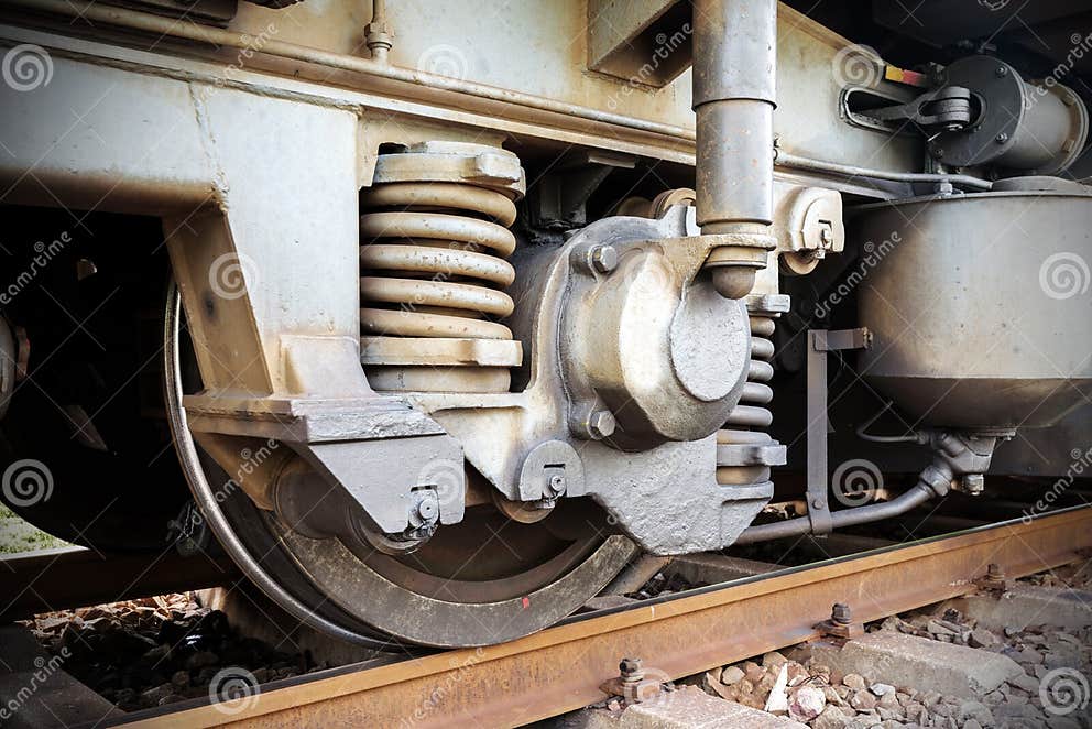Train wheels stock image. Image of spin, train, motion - 41527485