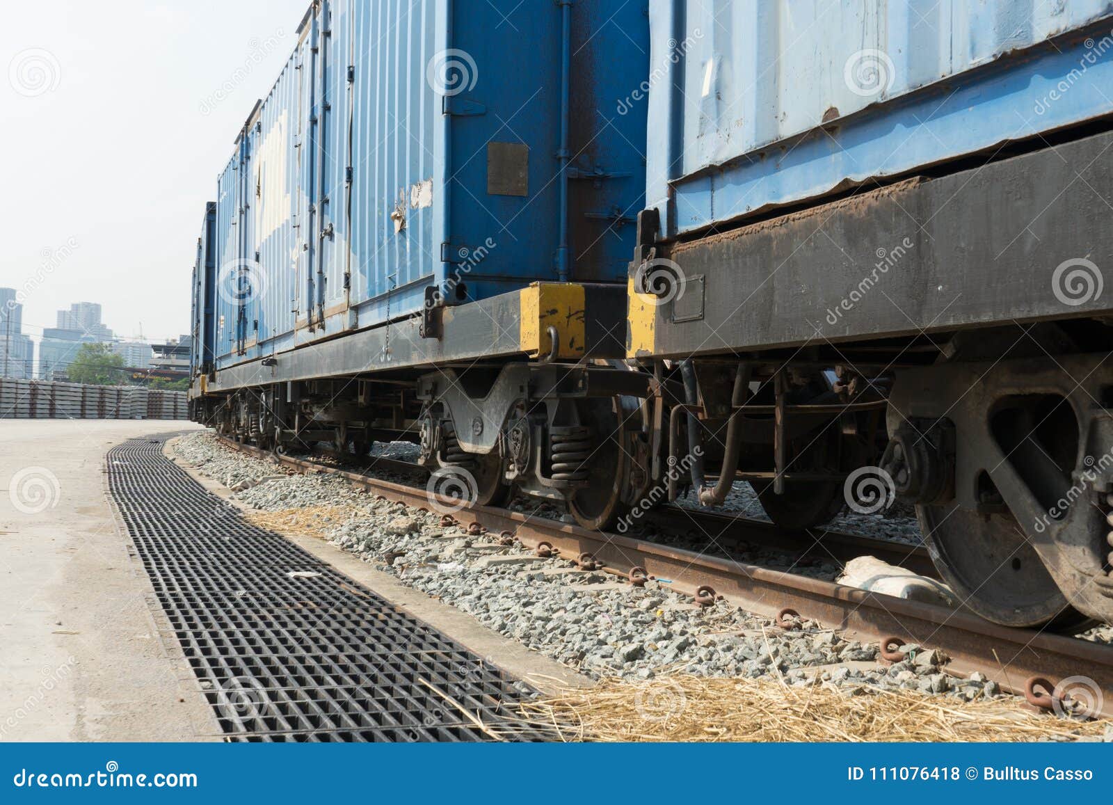 Train Wheels on Tracks with Train Bogie Stock Photo - Image of railway ...