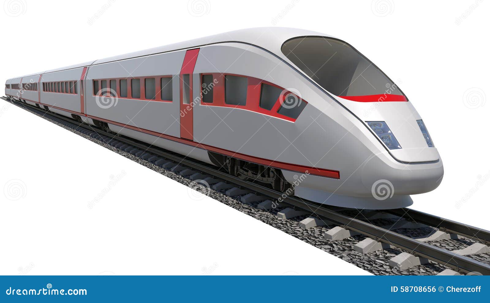 Train on white background stock photo. Image of railtrack - 58708656