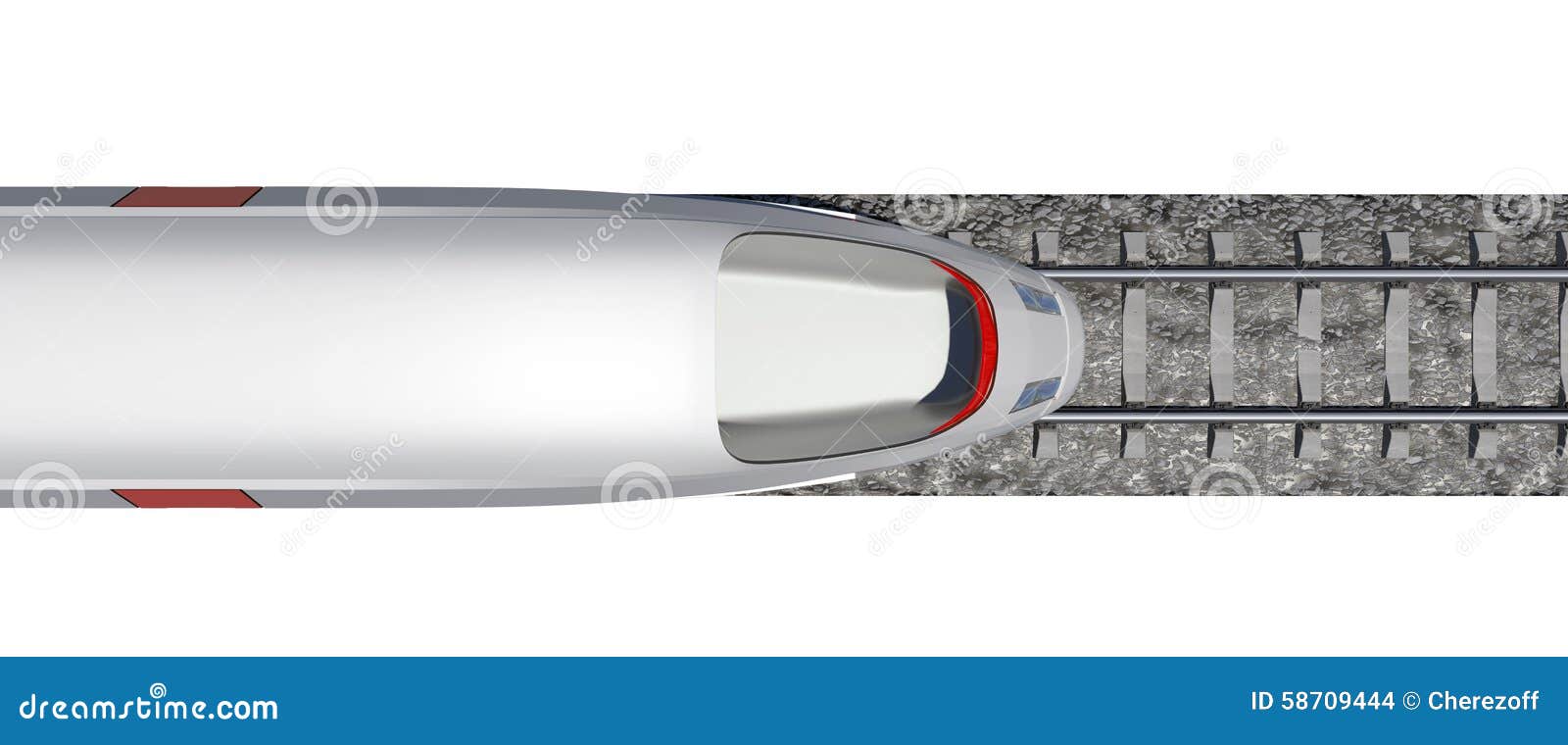 Train on white, top view stock photo. Image of passenger - 58709444