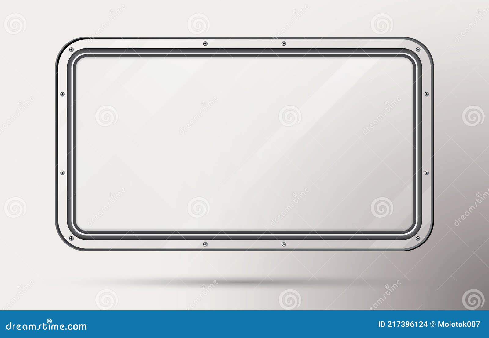 Train Window Isolated on Clear Background. Realistic View from Inside ...