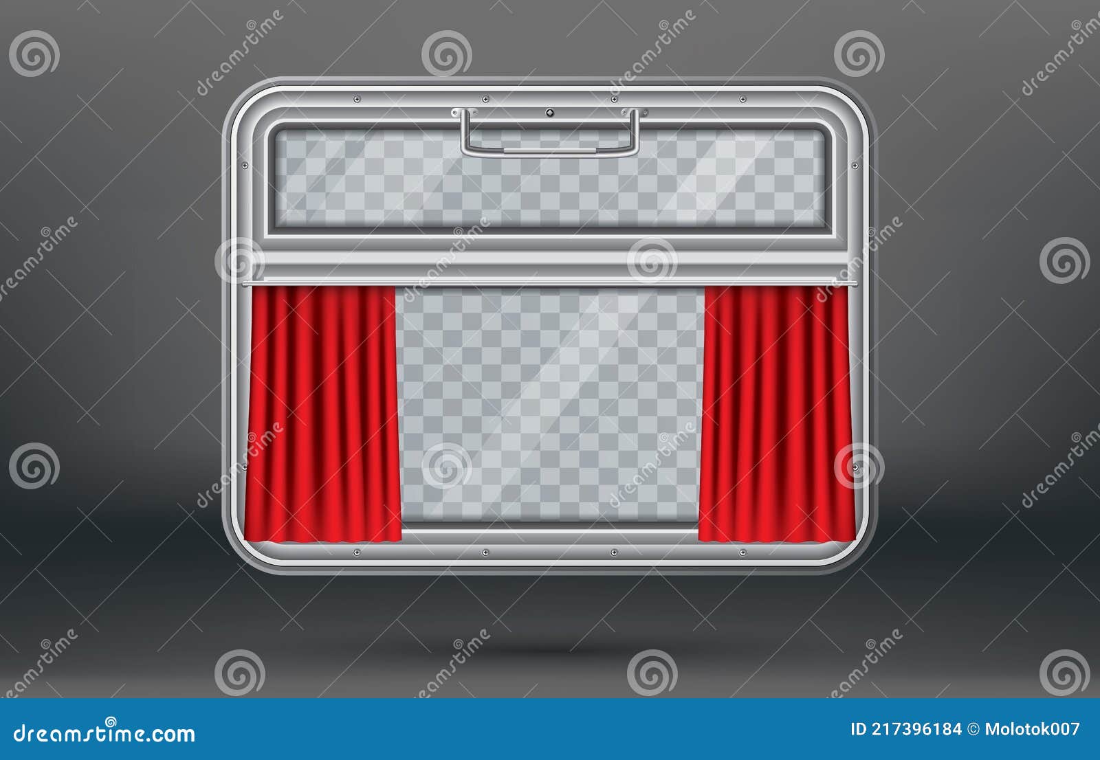Train Window Isolated On A Transparent Background Cartoon Vector ...