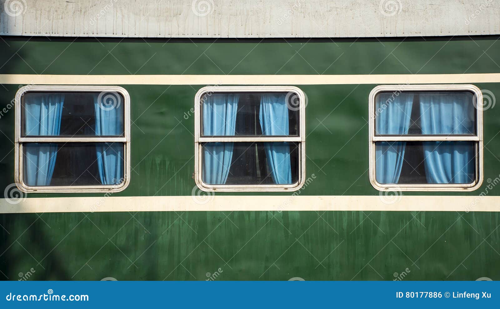 Train Window. Windows Of The Train On Blank Black Screen With The ...