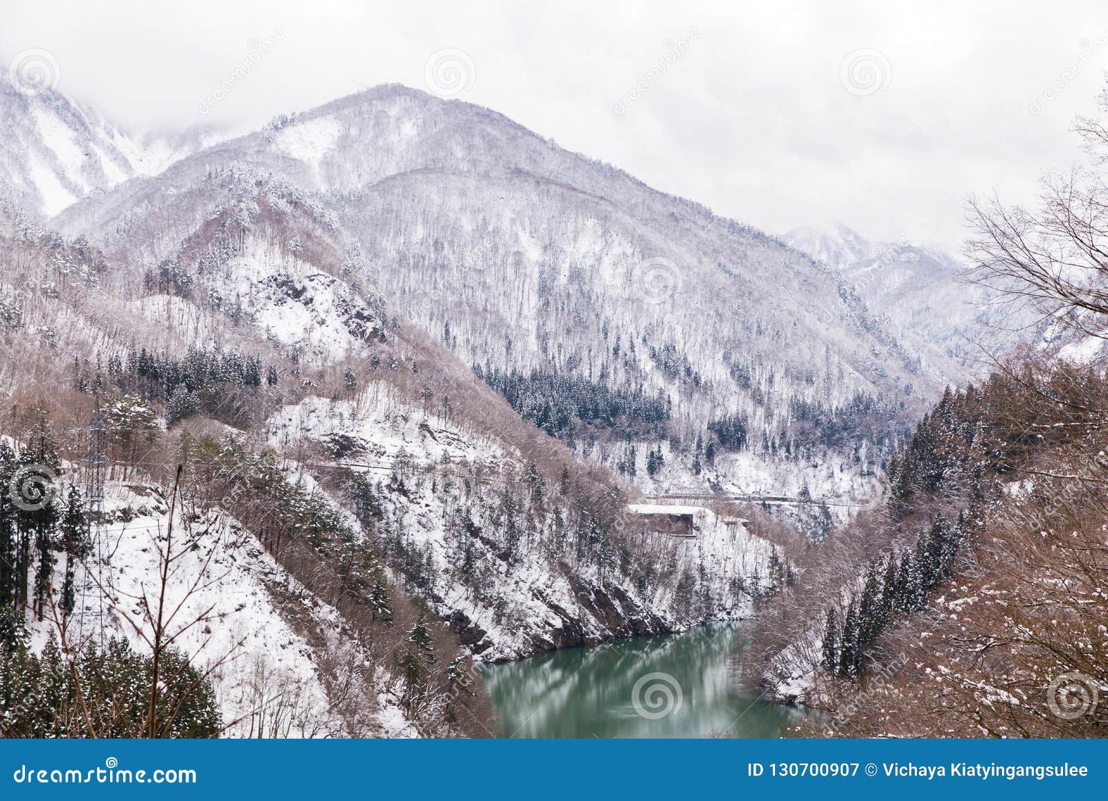 Train in Winter Landscape Snow Stock Image - Image of forest, color ...