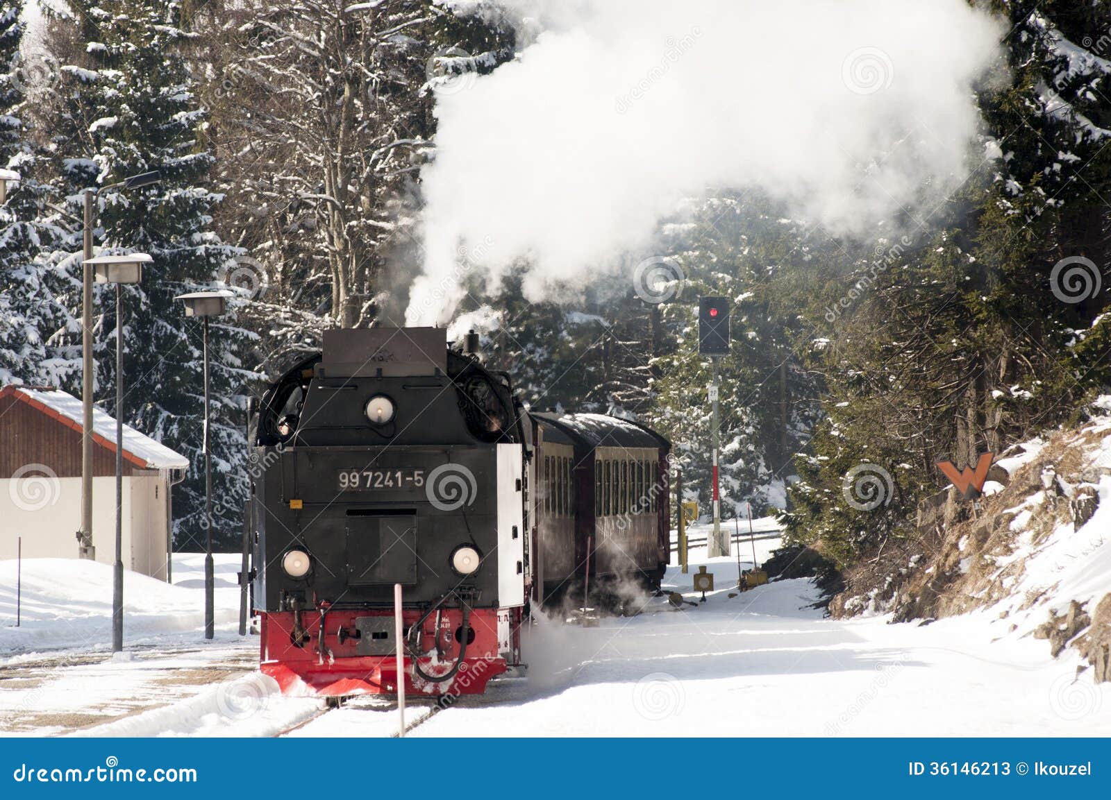 Train in Winter editorial stock photo. Image of mocanita - 36146213