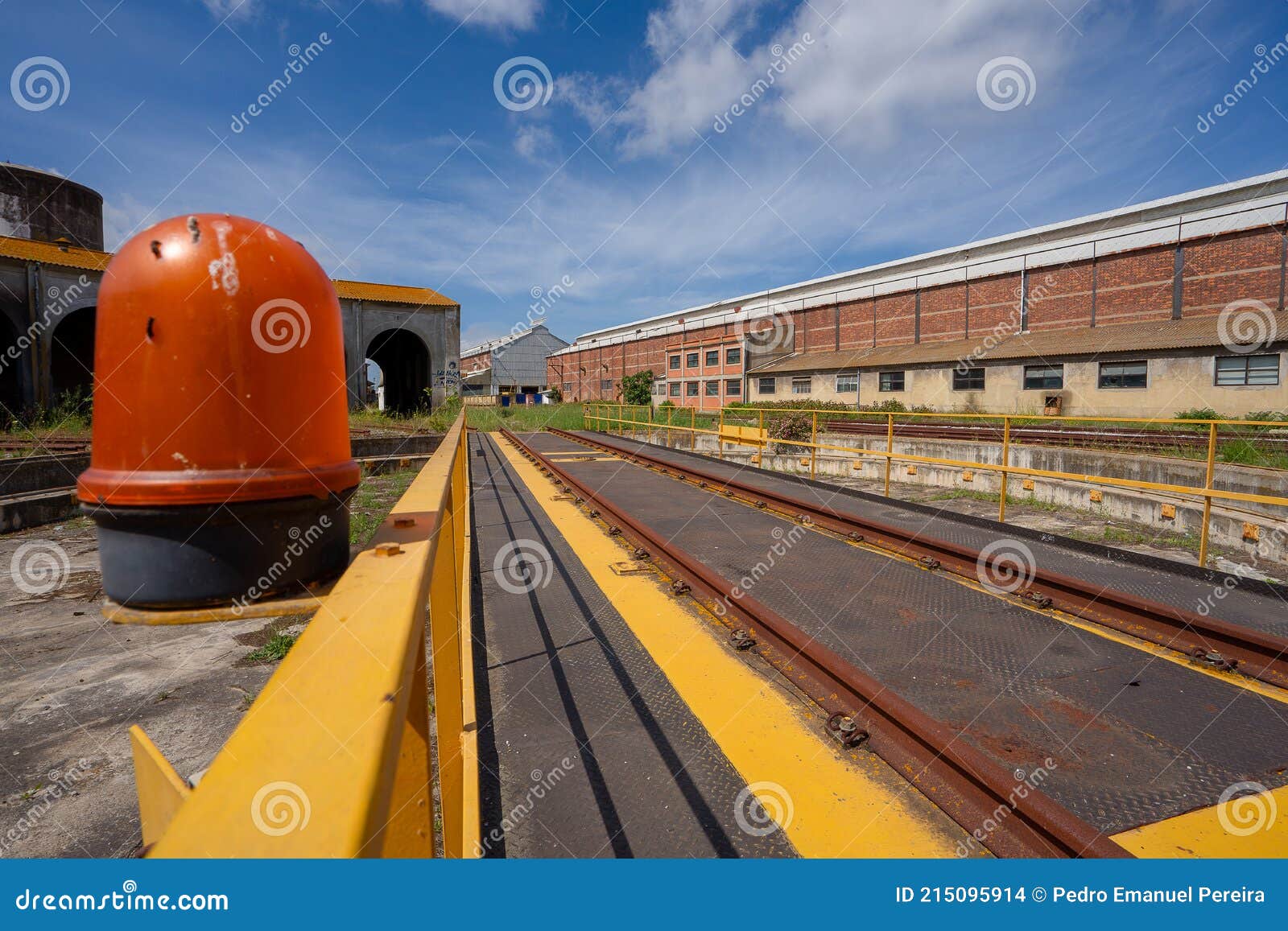 Train Workshop Deactivated With A Pit Highlighted In A Decrepit ...