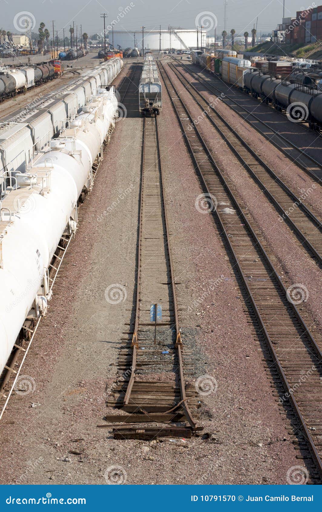Train yard stock photo. Image of junction, freight, railroad - 10791570