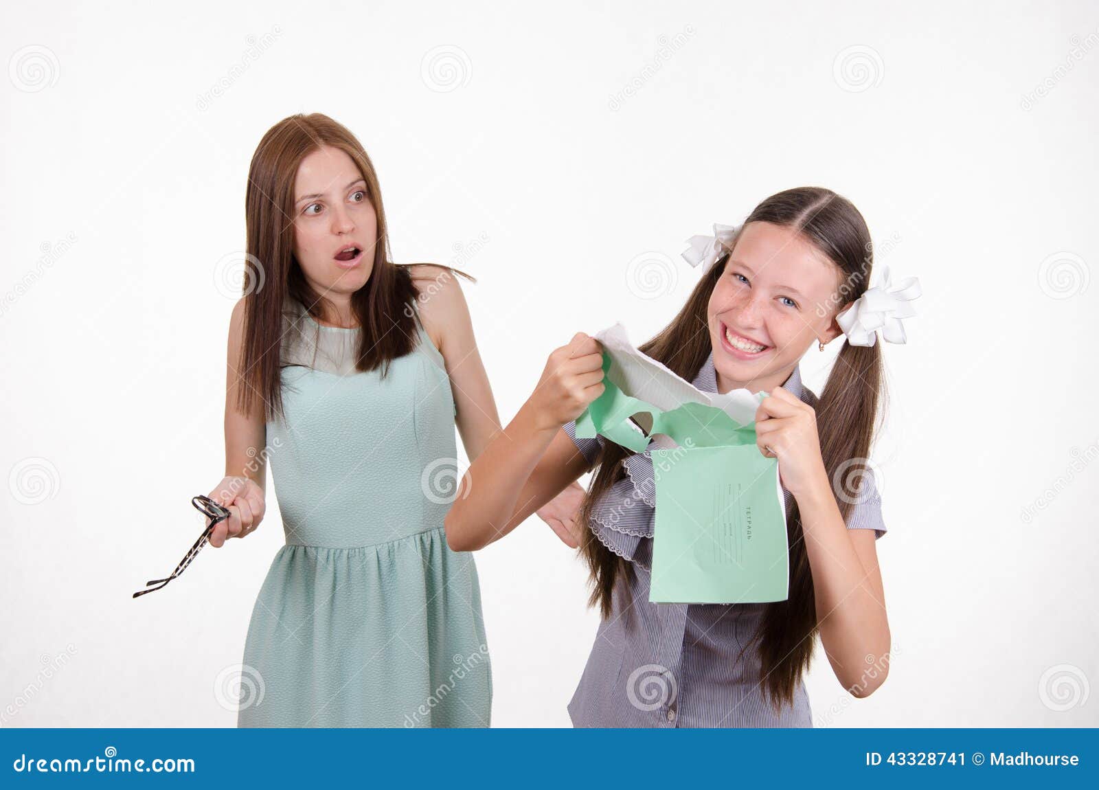 Trainee Breaks Notebook with Bad Evaluation Stock Image - Image of ...