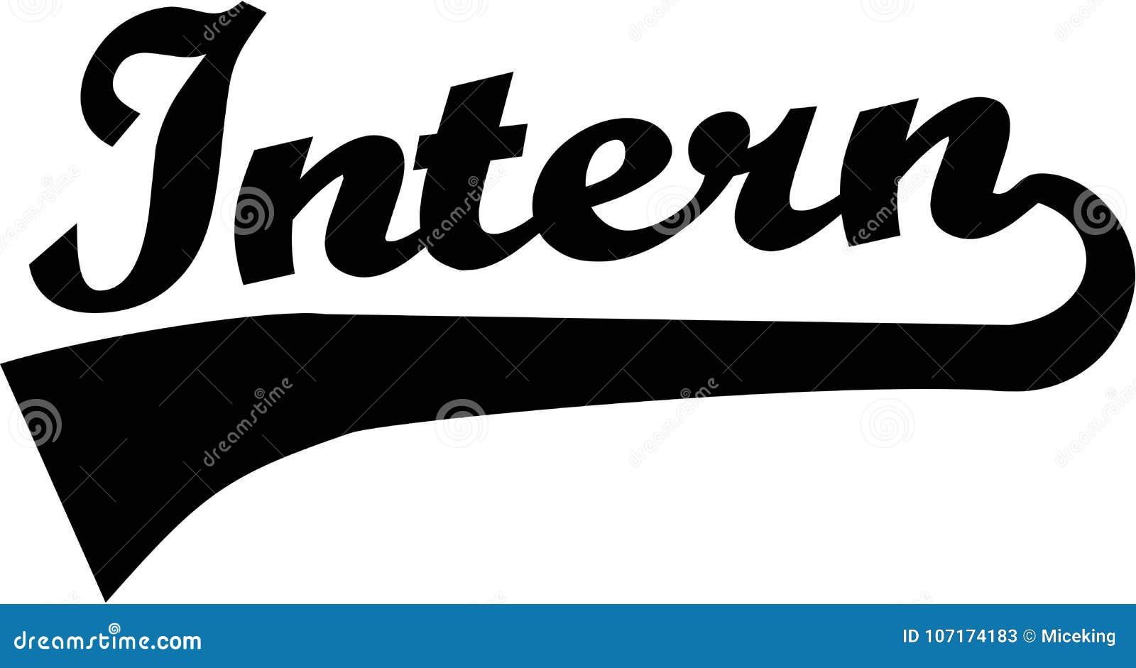 Trainee Intern Student stock vector. Illustration of office - 107174183